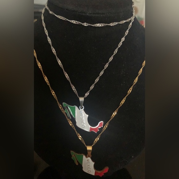 Jewelry | Mexico Map Ss Necklace | Poshmark